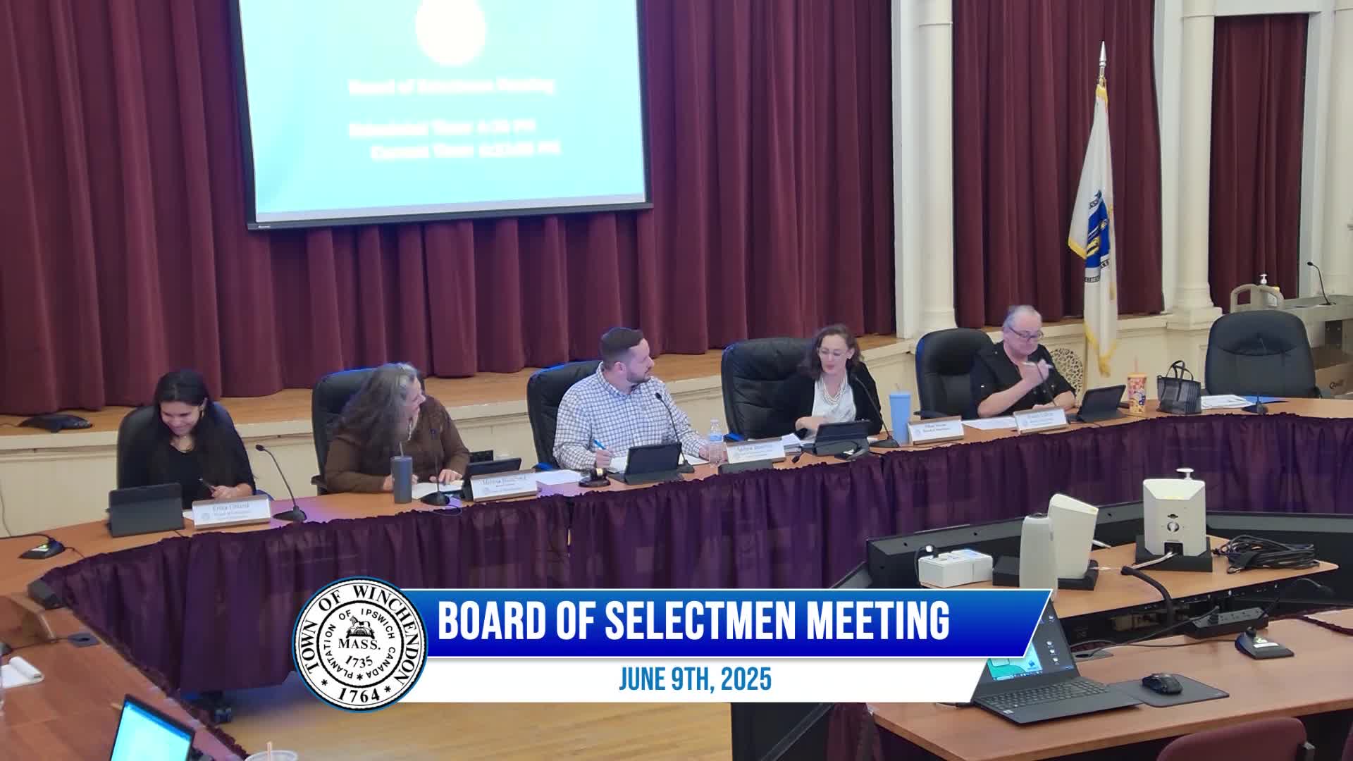Board of Selectmen Meeting - 06-09-2025