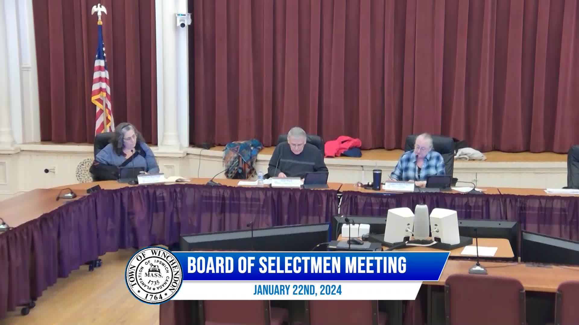 Selectmen Meeting - 1-22-2024
